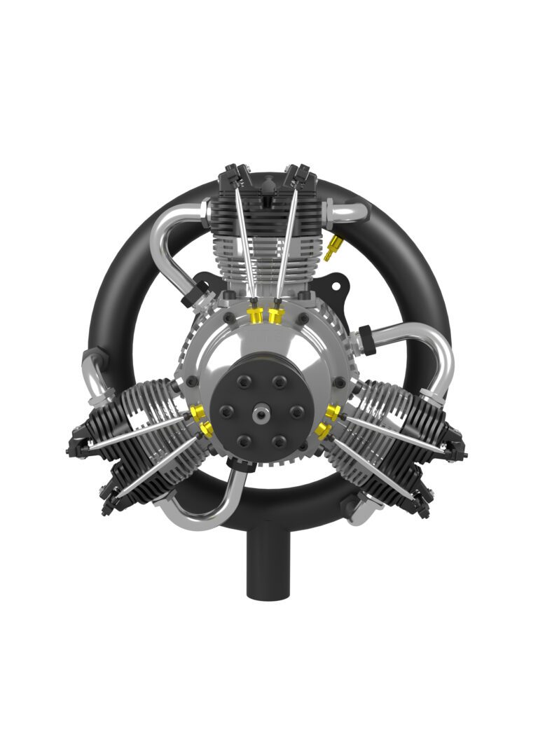 3-Cylinder Radial Engine – 150CC – UMS Technologies Private Limited ...