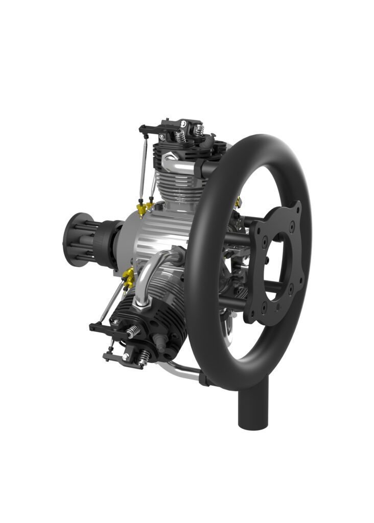 3-Cylinder Radial Engine – 150CC – UMS Technologies Private Limited ...