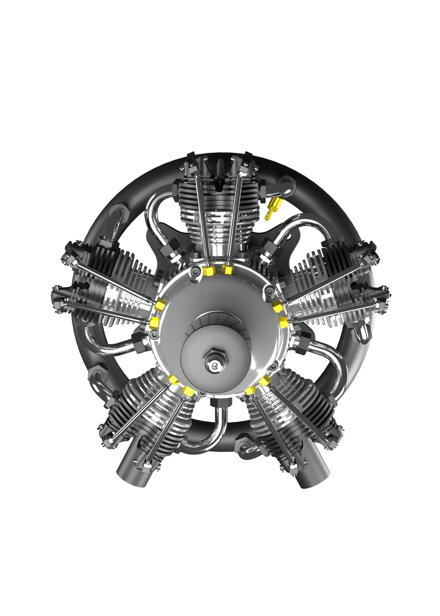 5-Cylinder Radial Engine – 100CC – UMS Technologies Private Limited ...