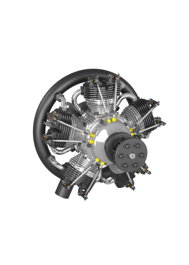 5-Cylinder Radial Engine – 150CC – UMS Technologies Private Limited ...