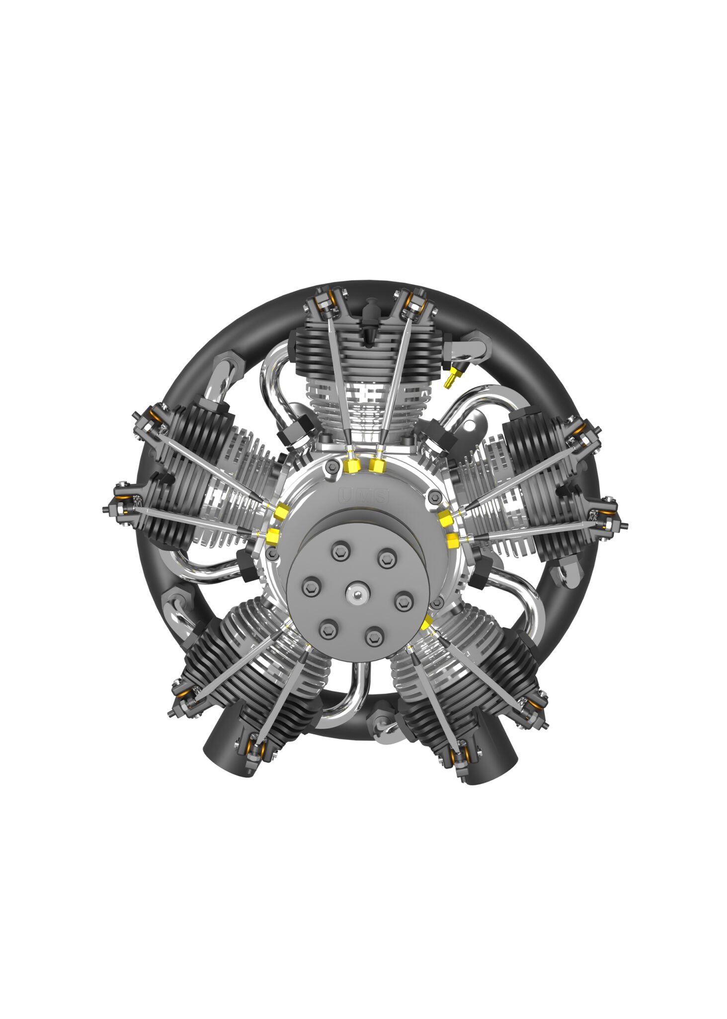 5-Cylinder Radial Engine – 150CC – UMS Technologies Private Limited ...
