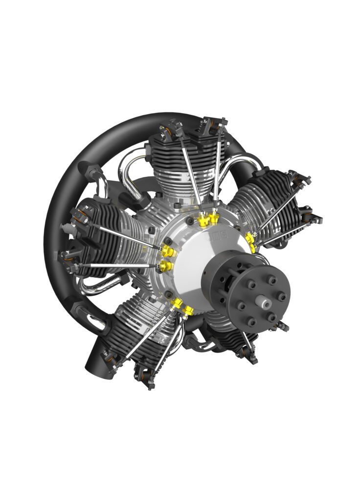 5-Cylinder Radial Engine – 180CC – UMS Technologies Private Limited ...