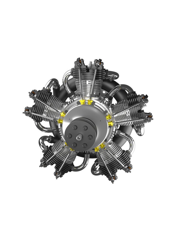 5-Cylinder Radial Engine – 260CC – UMS Technologies Private Limited ...