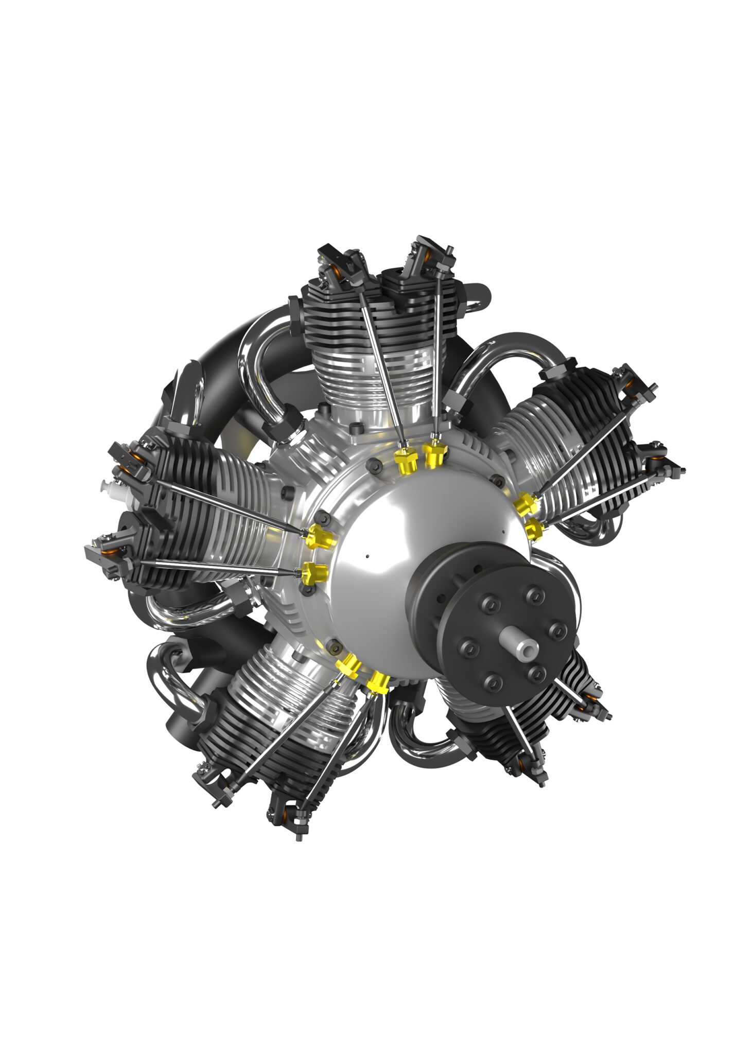 5-Cylinder Radial Engine – 260CC – UMS Technologies Private Limited ...