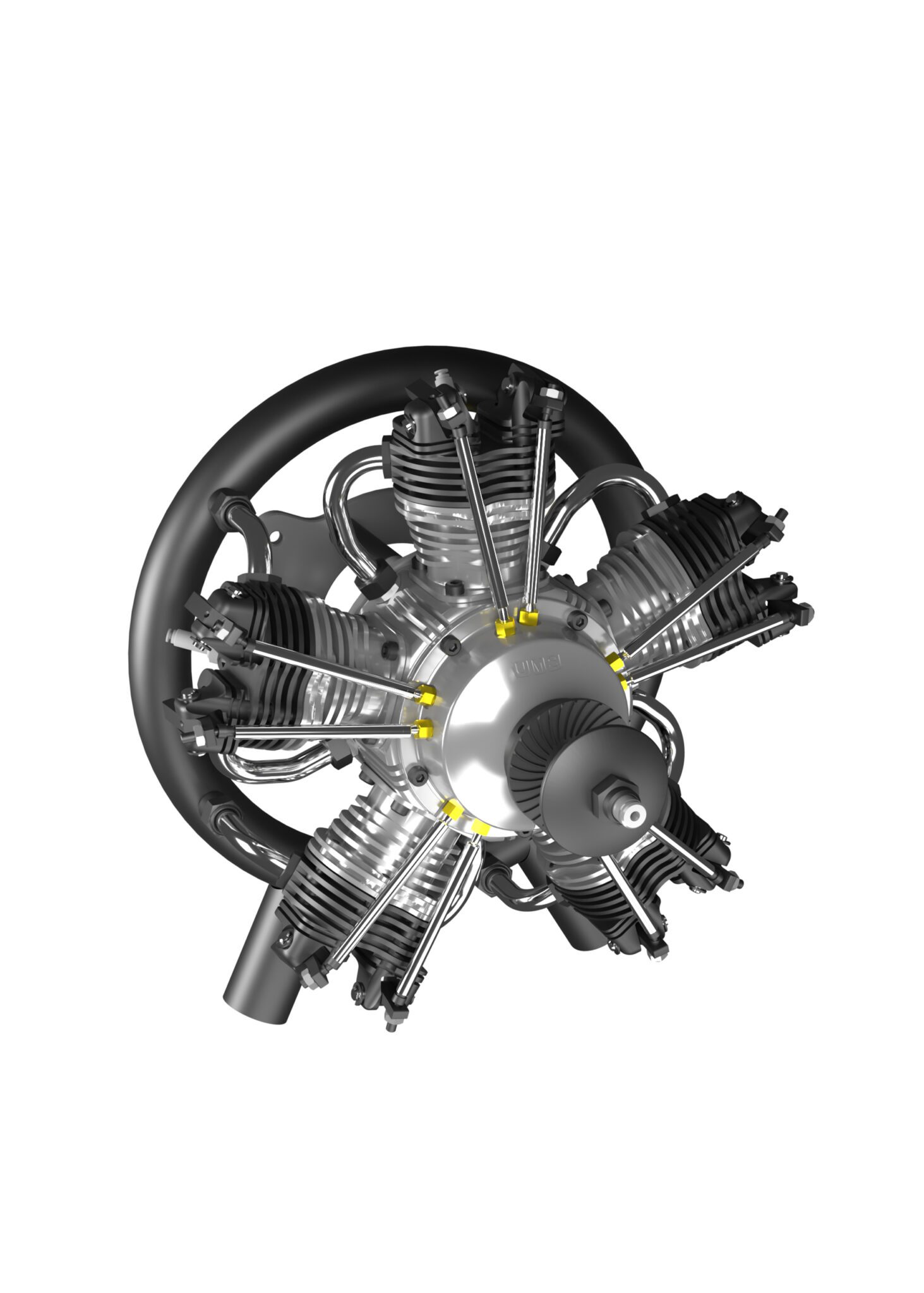 5-Cylinder Radial Engine – 55CC – UMS Technologies Private Limited ...
