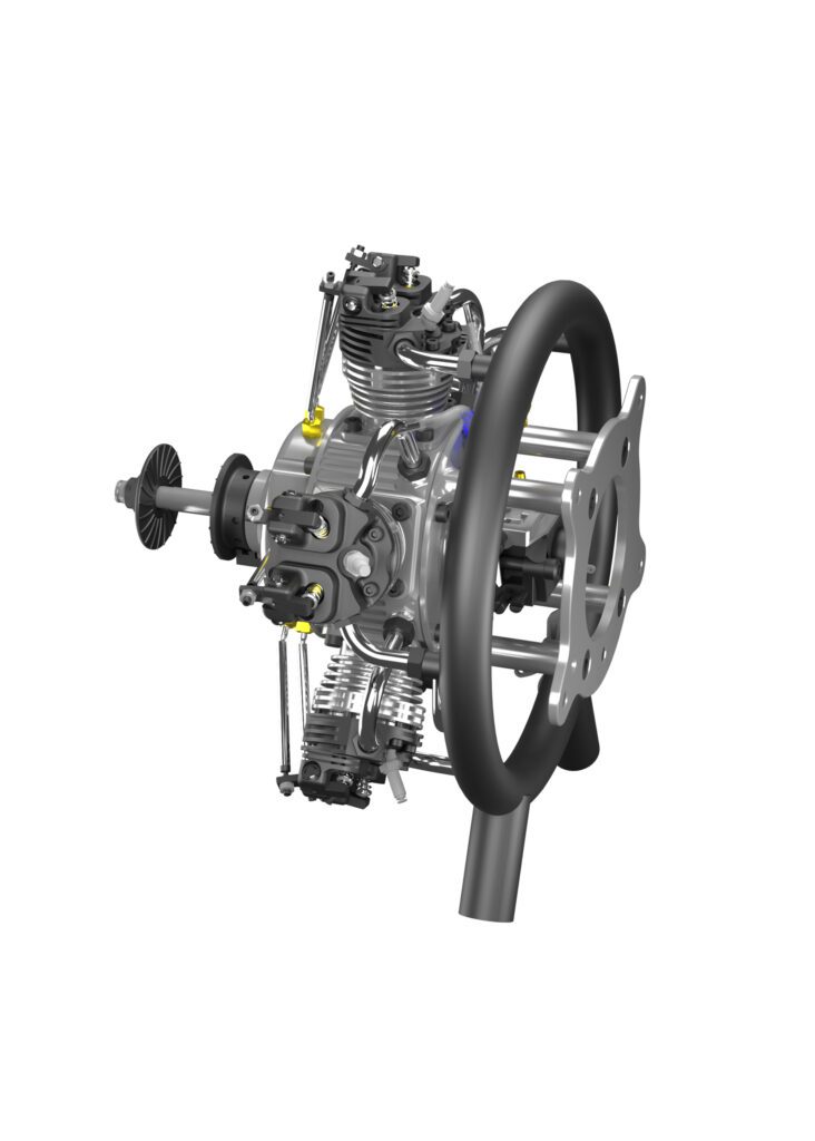 5-Cylinder Radial Engine – 75CC – UMS Technologies Private Limited ...