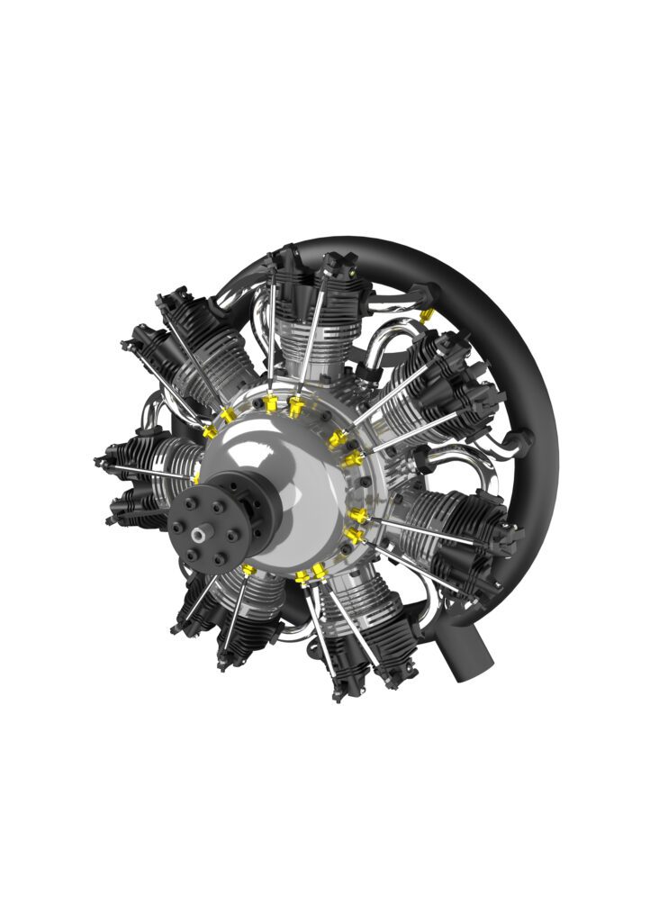 7-Cylinder Radial Engine – 260CC – UMS Technologies Private Limited ...