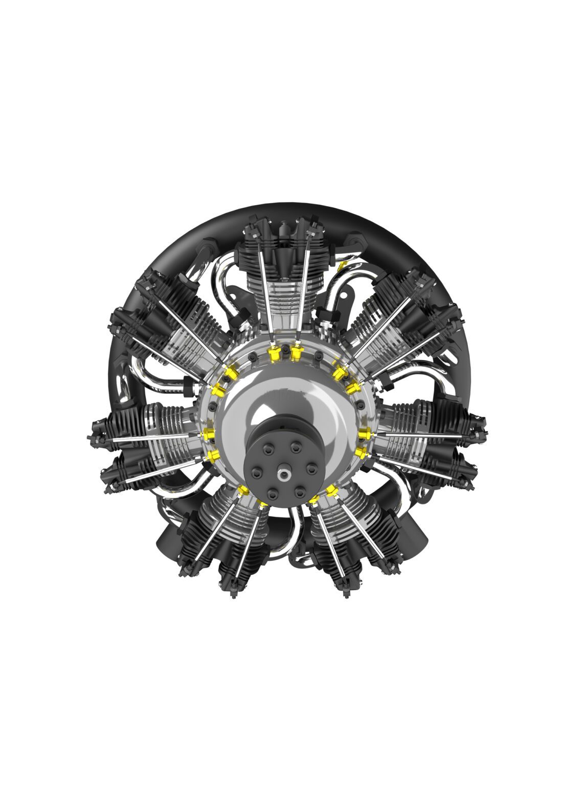 7-Cylinder Radial Engine – 260CC – UMS Technologies Private Limited ...