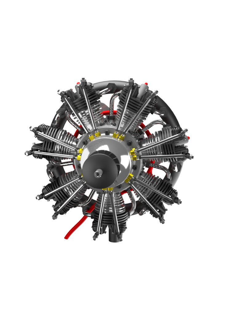 7-Cylinder Radial Engine – 77CC – UMS Technologies Private Limited ...