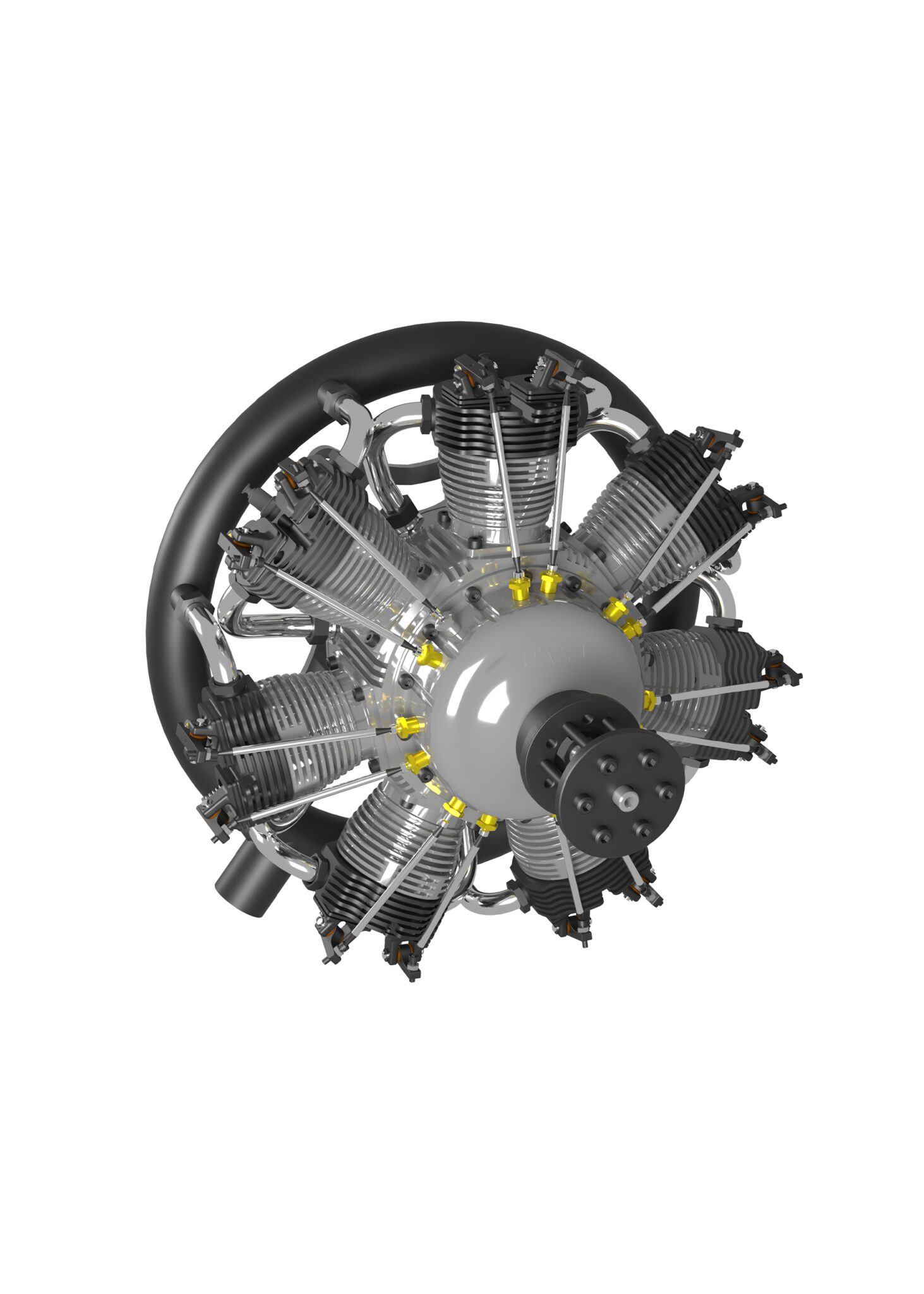 7-Cylinder Radial Engine – 360CC – UMS Technologies Private Limited ...
