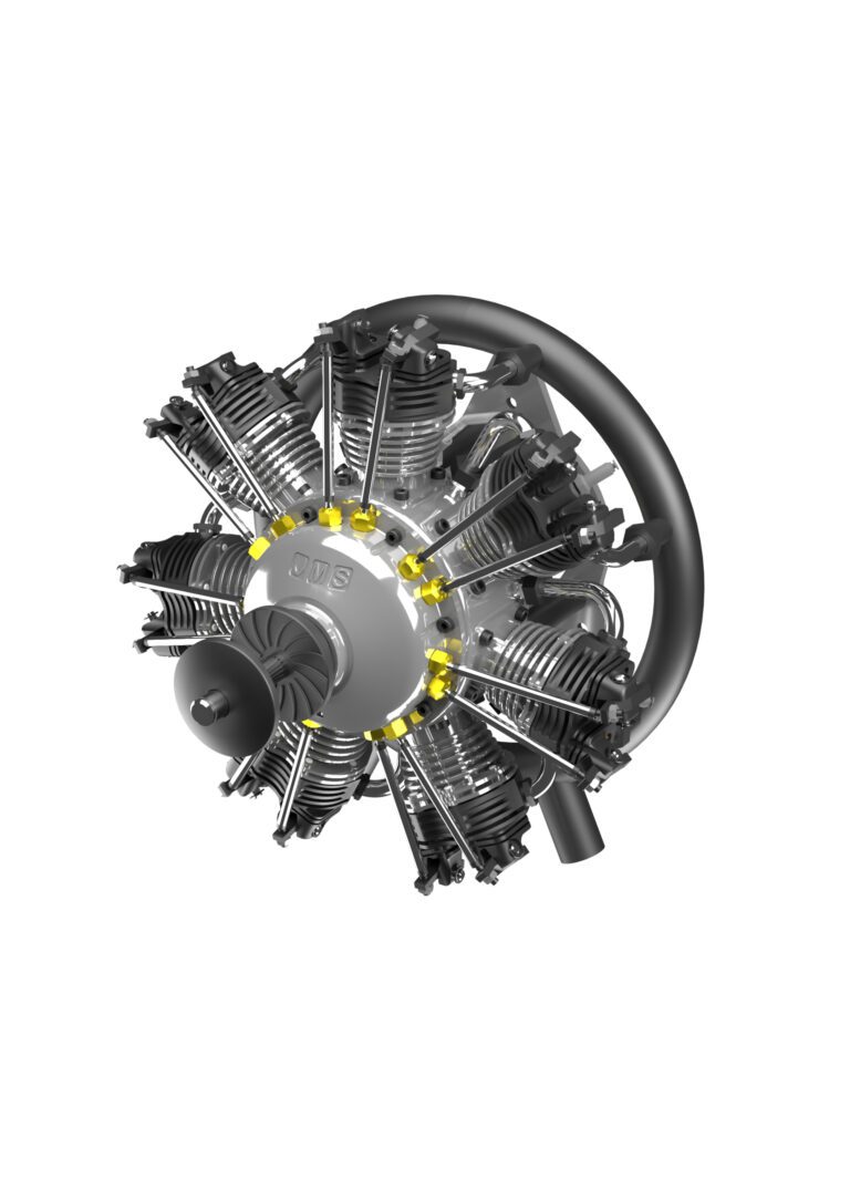 7-Cylinder Radial Engine – 90CC – UMS Technologies Private Limited ...