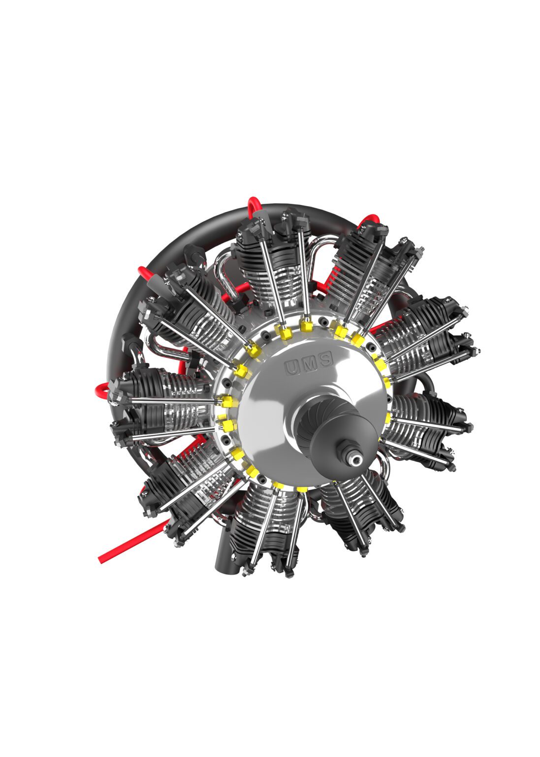 9-Cylinder Radial Engine – 99CC – UMS Technologies Private Limited ...